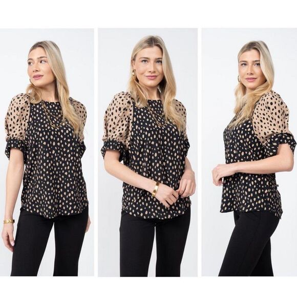 ivy jane | Tops | Ivyjane Dot To Dotblouse | Poshmark